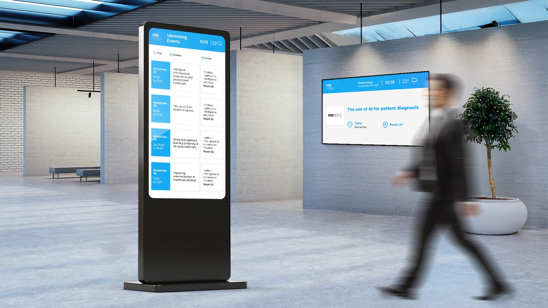 Passenger Information Display System PIDS | ITESMEDIA