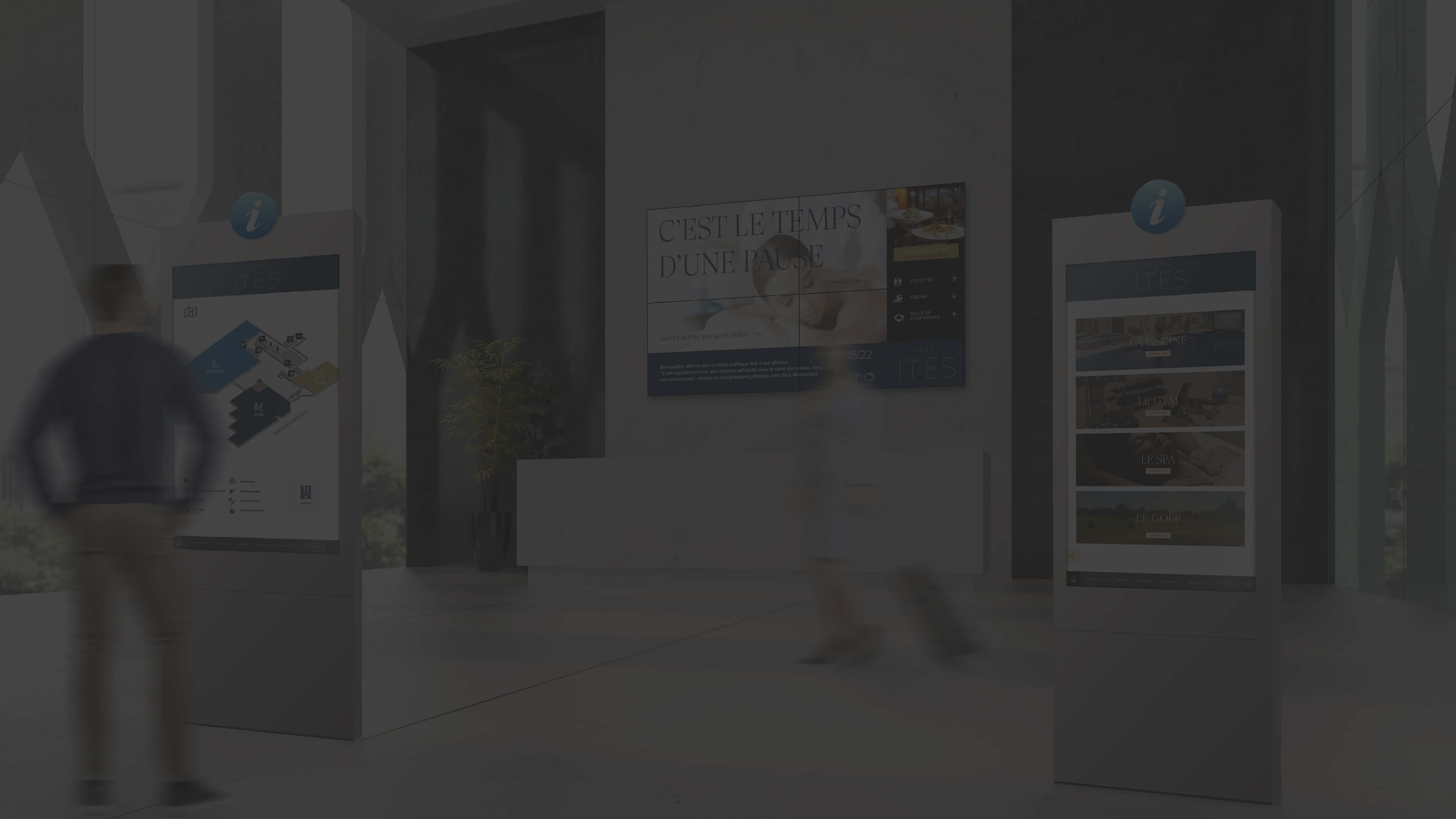 Digital Signage for Hotel & Convention Center | ITESMEDIA